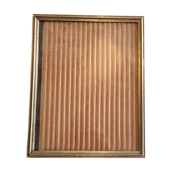 Accents | Vintage 8x1 80s Ornate Gold Pictire Frame Double Wave Etched ...